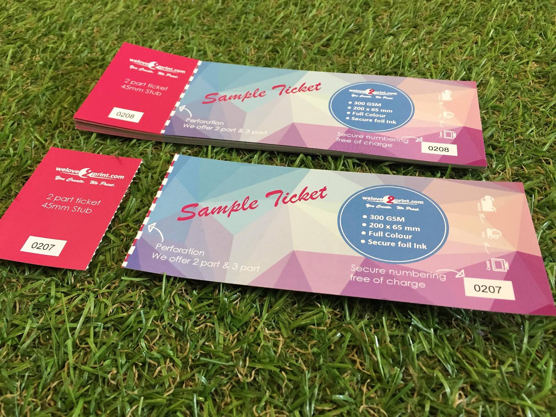 Ticket Printing, Event Printing, Secure Ticket Printing - Welove2print