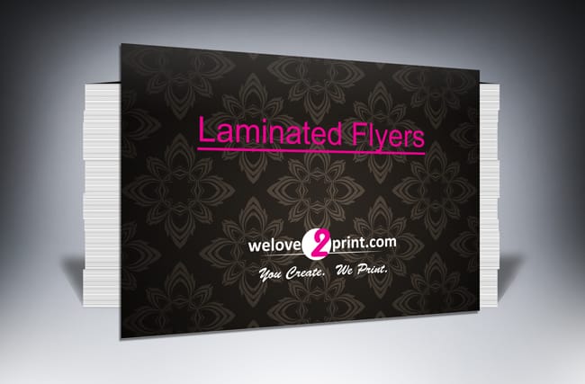 Laminated Flyers and Leaflets Printing - Welove2print